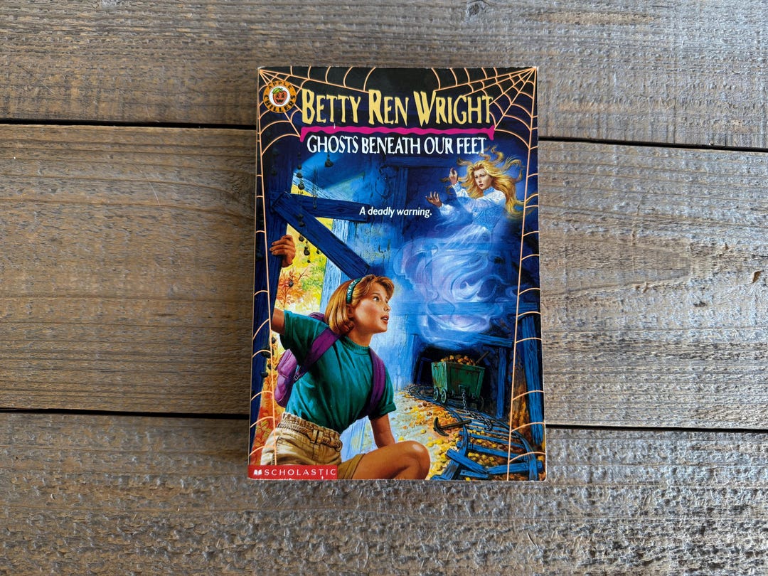 Ghosts Beneath Our Feet // Betty Ren Wright // 1984 Scholastic Book - Etsy
