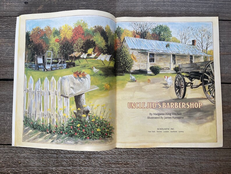 Uncle Jed's Barbershop // Margaree King Mitchell // Vintage Book and ...