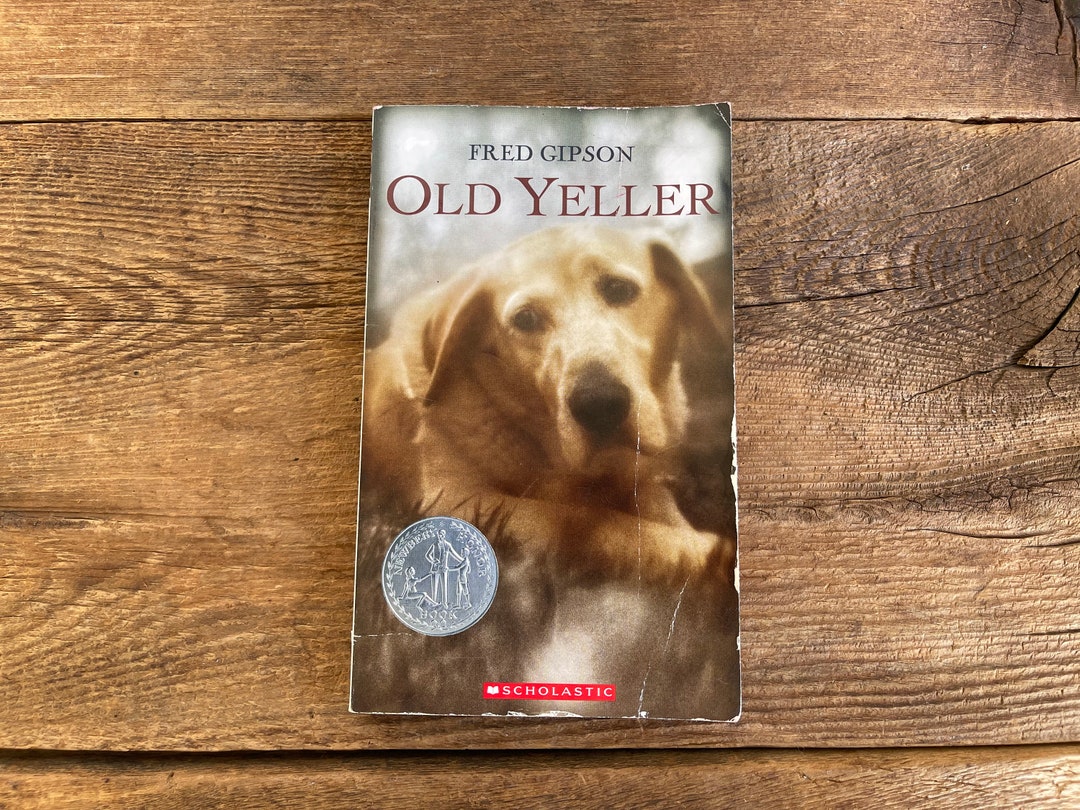 Old Yeller // Fred Gipson // Newbery Honor Book - Etsy
