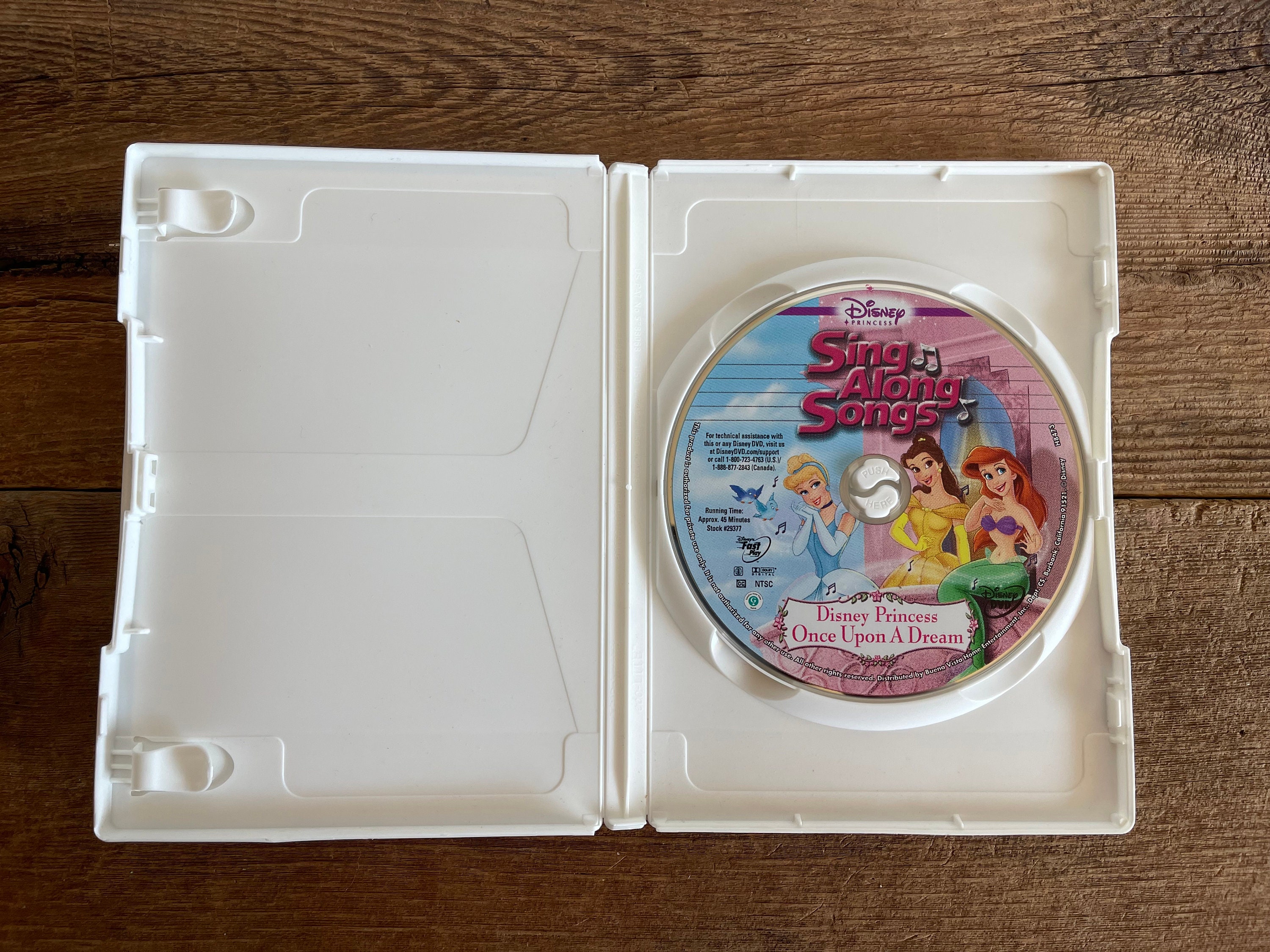 Disney Princess DVD // Sing Along Songs // Once Upon A Dream - Etsy