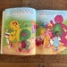 Vintage Barney Golden Book, sharing is Caring 1996 - Etsy
