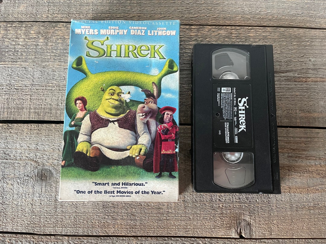 Shrek VHS Movie Special Big Box Edition 2001 // Cameron Diaz, Mike ...