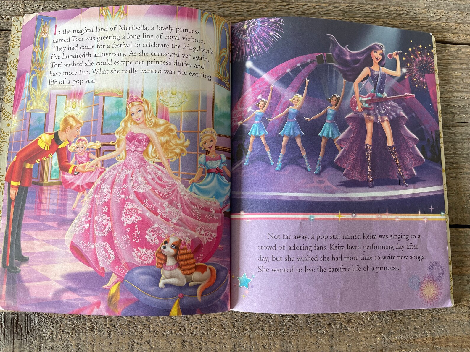 Vintage Barbie Golden Books // Set of 2 // the Diamond Castle and the ...