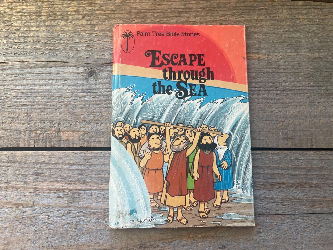 Escape Through the Sea: 1983 Palm Tree Bible Stories Book - Etsy