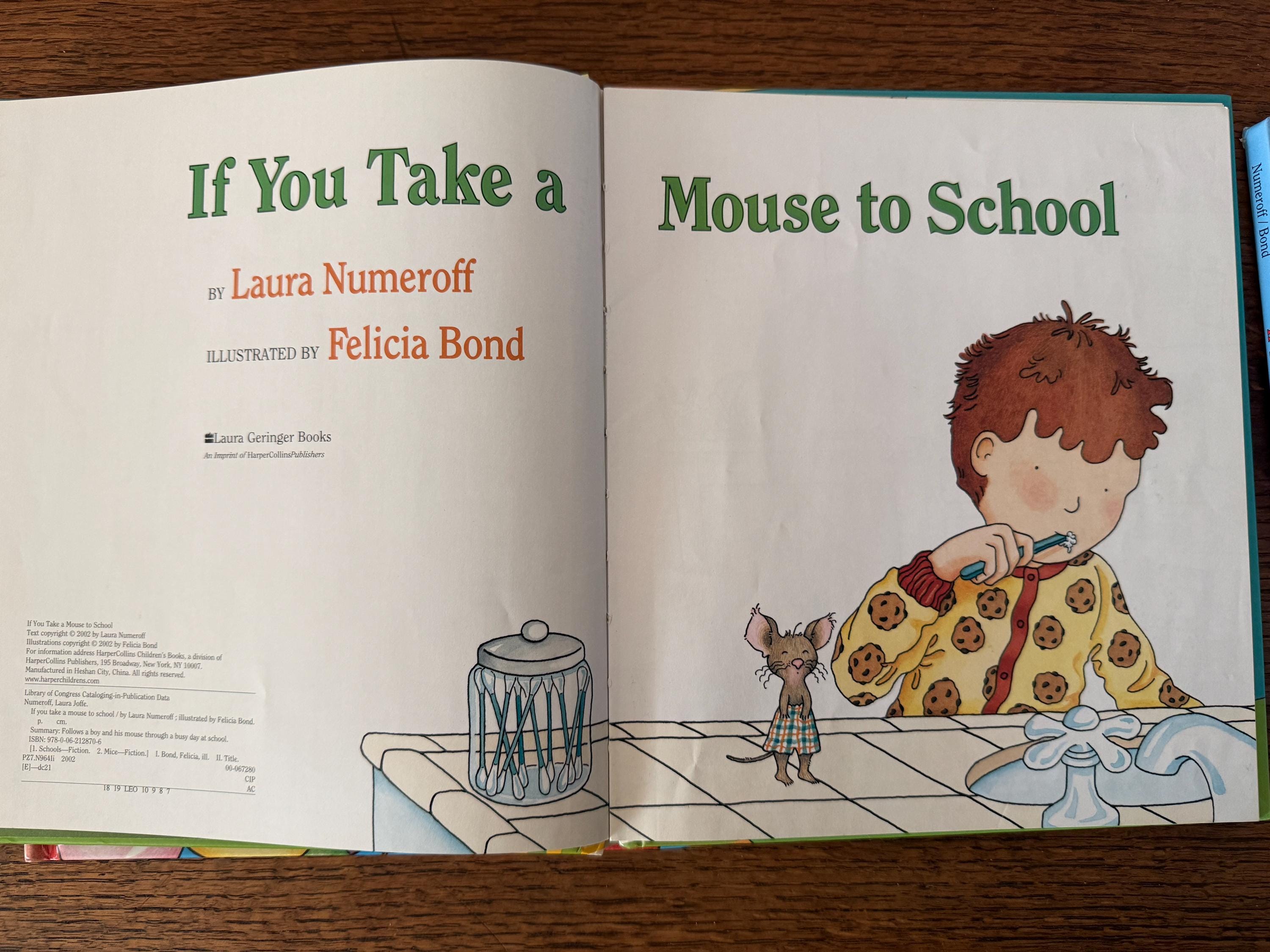 Laura Numeroff Books // "if You Give A..." // Hardcover Books - Etsy