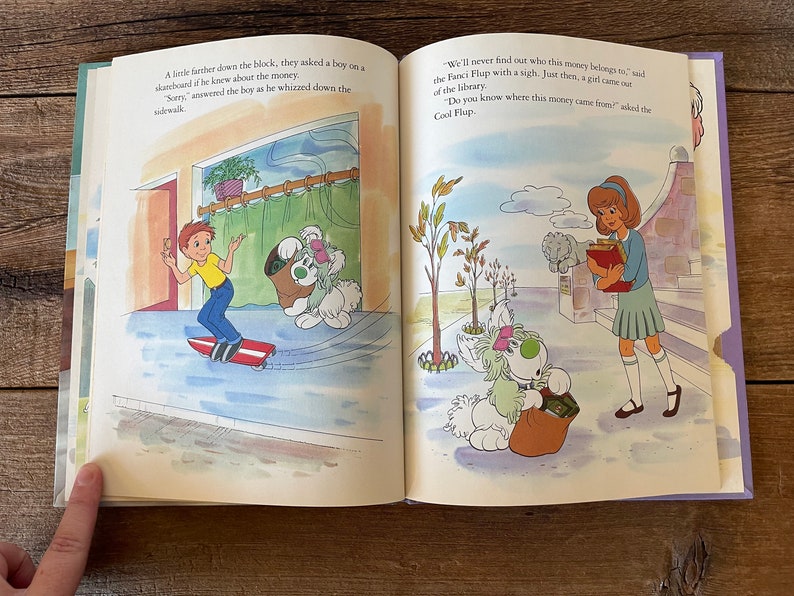 Disney's Fluppy Dogs Book // Fluppy Dogs to the Rescue // 1986 Golden ...