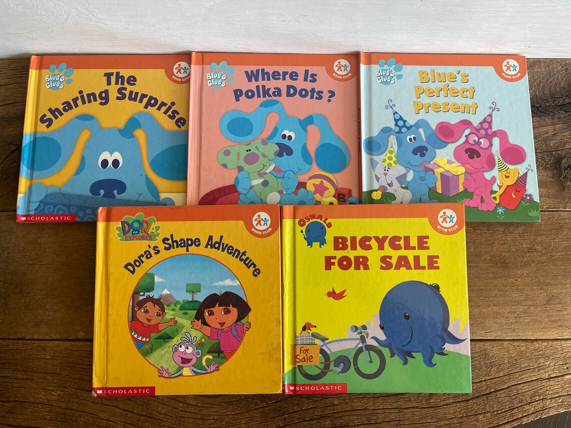 Nick Jr Book Club Books // You Choose // Nickelodeon Shows // - Etsy Canada