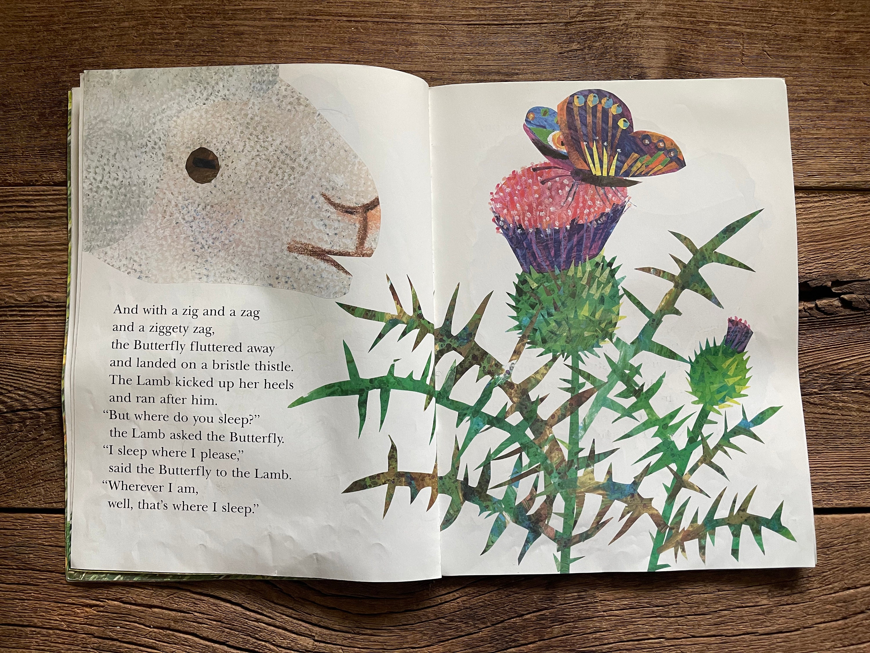 The Lamb and the Butterfly // Eric Carle // Vintage Book & Cassette ...