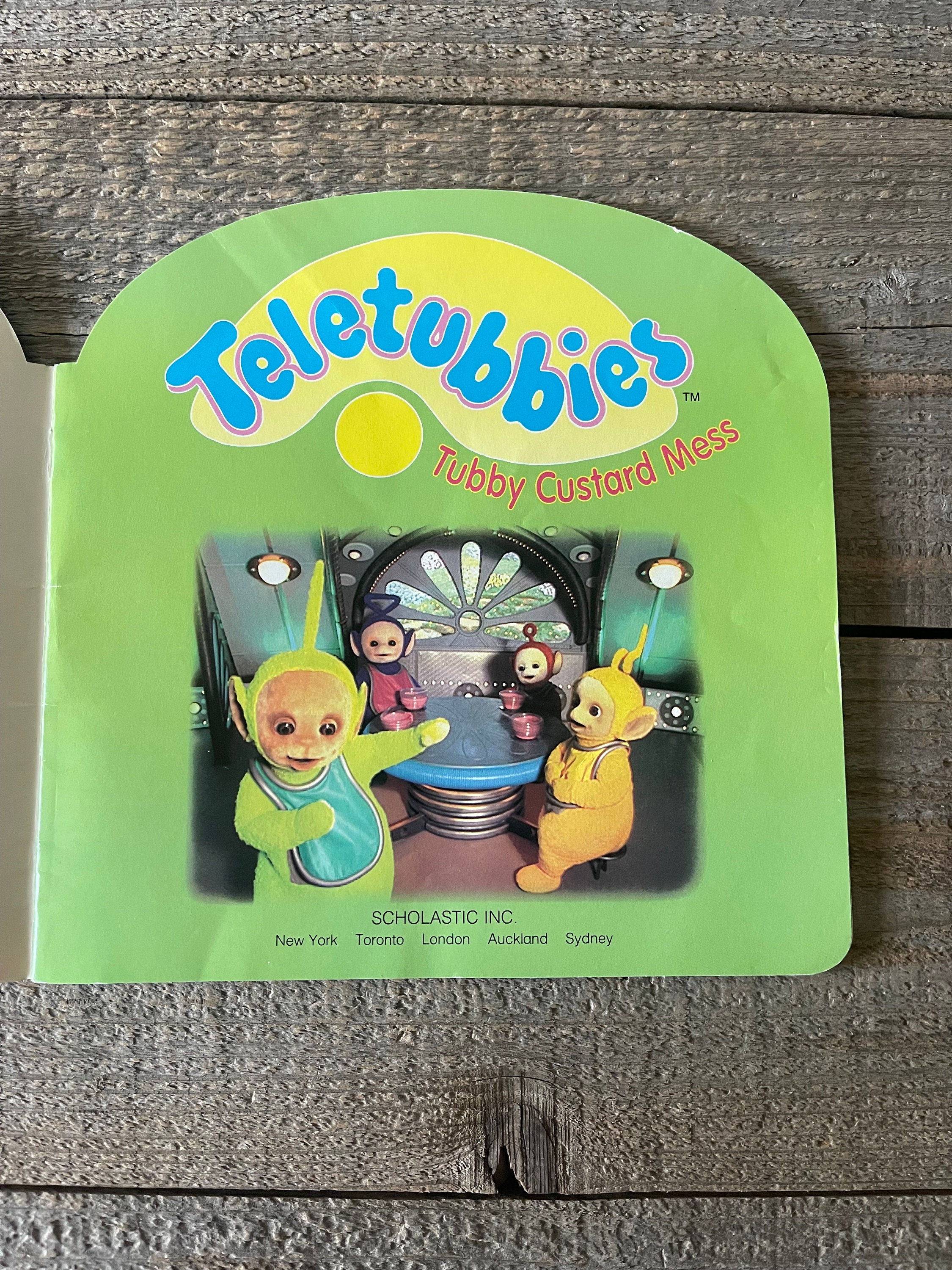 Vintage Teletubbies Book // Tubby Custard Mess // First Scholastic ...