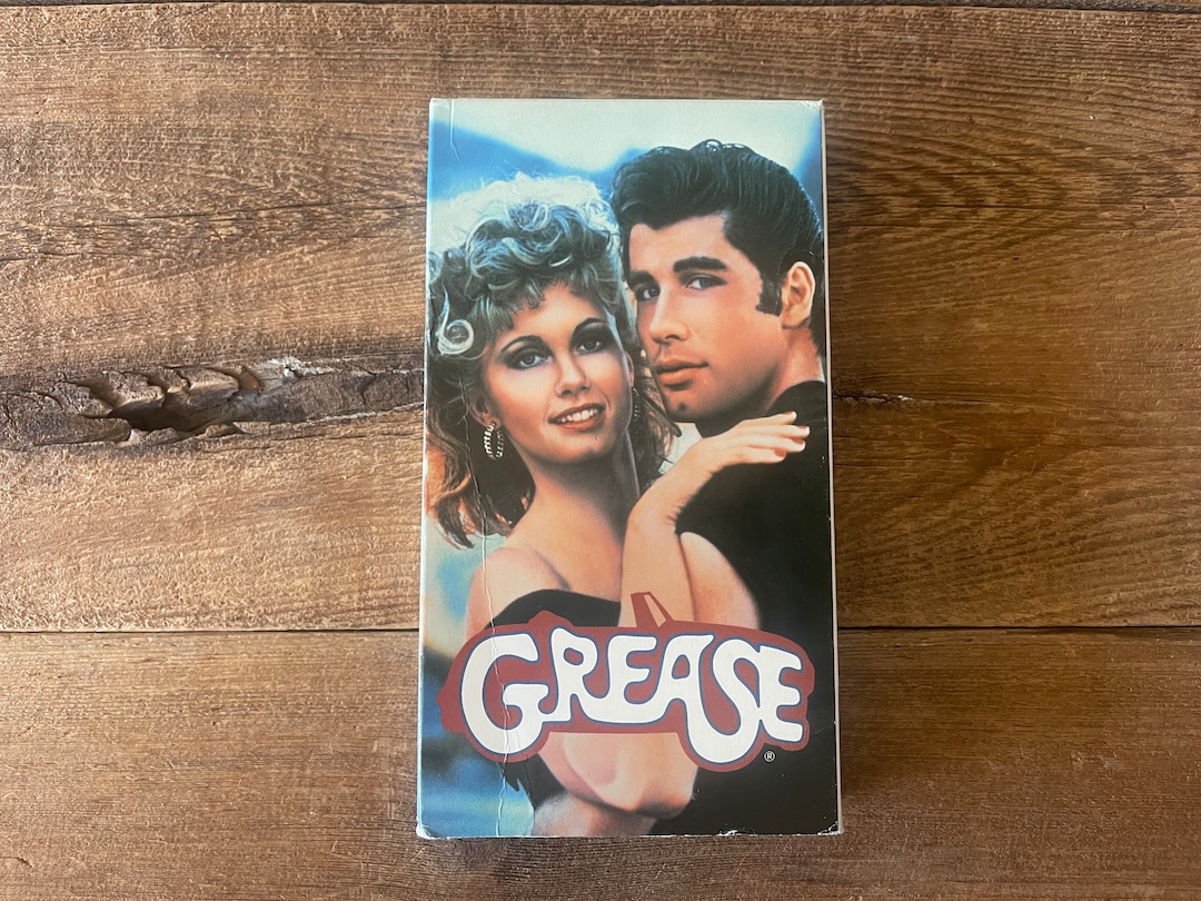 Grease // Vintage 1977 Movie // 1990 VHS // John Travolta, Olivia ...
