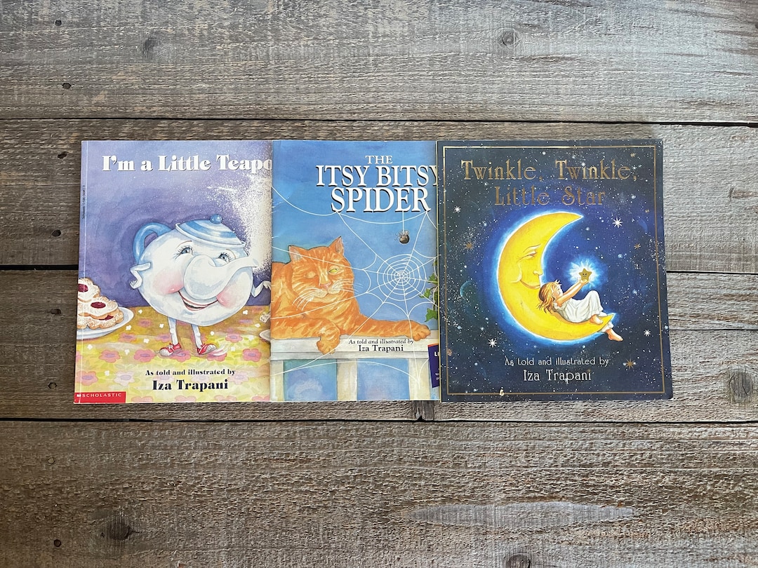 Vintage Iza Trapani Books // You Choose // Itsy Bitsy Spider, I'm A ...