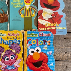 Sesame Street Board Books // Sold Individually // Jim Henson Muppets - Etsy