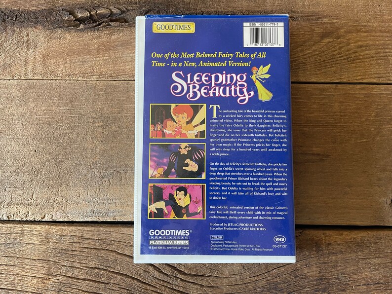 Sleeping Beauty VHS Movie // Goodtimes Entertainment // 1995 - Etsy