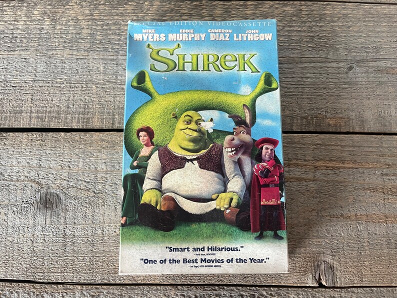 Shrek VHS Movie Special Big Box Edition 2001 // Cameron Diaz, Mike ...