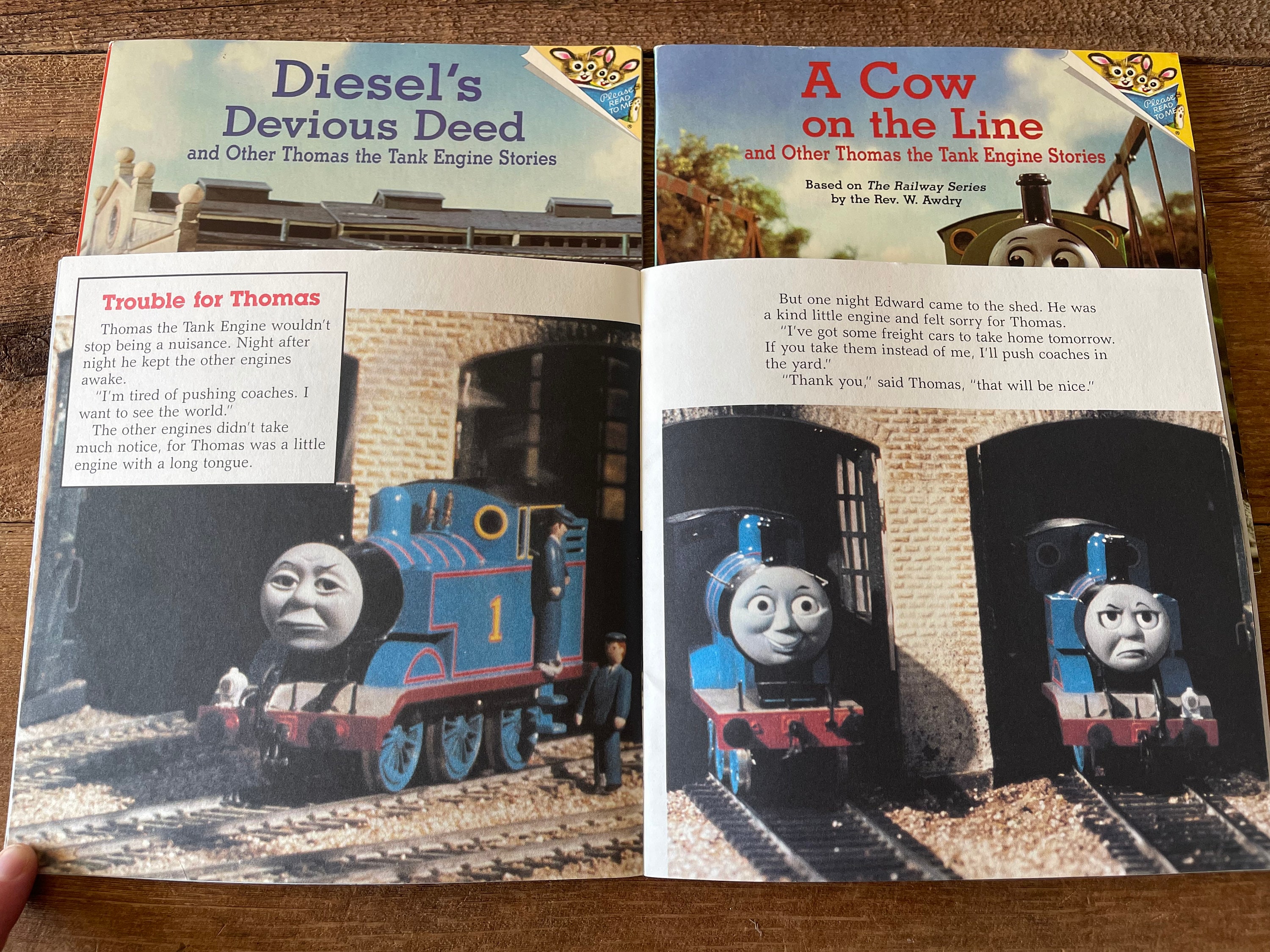 Vintage Thomas the Train Books, Set of 3 // 1990's // Please Read to Me ...