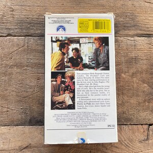 Pretty in Pink VHS Movie // 1980's Cult Classic // Molly Ringwald ...