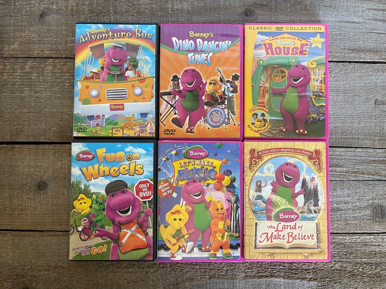 You Choose Vintage Barney Dvds You Choose Early 2000s Etsy