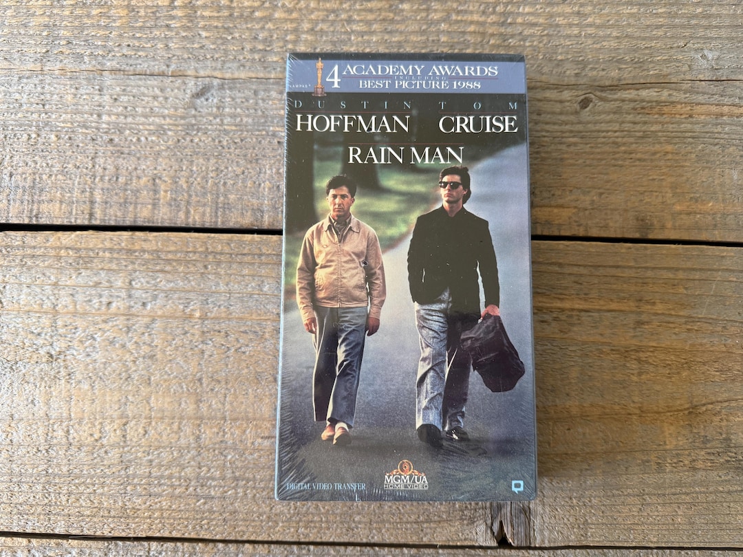 Rain Man VHS Movie, NEW Unopened, Sealed // Dustin Hoffman, Tom Cruise ...