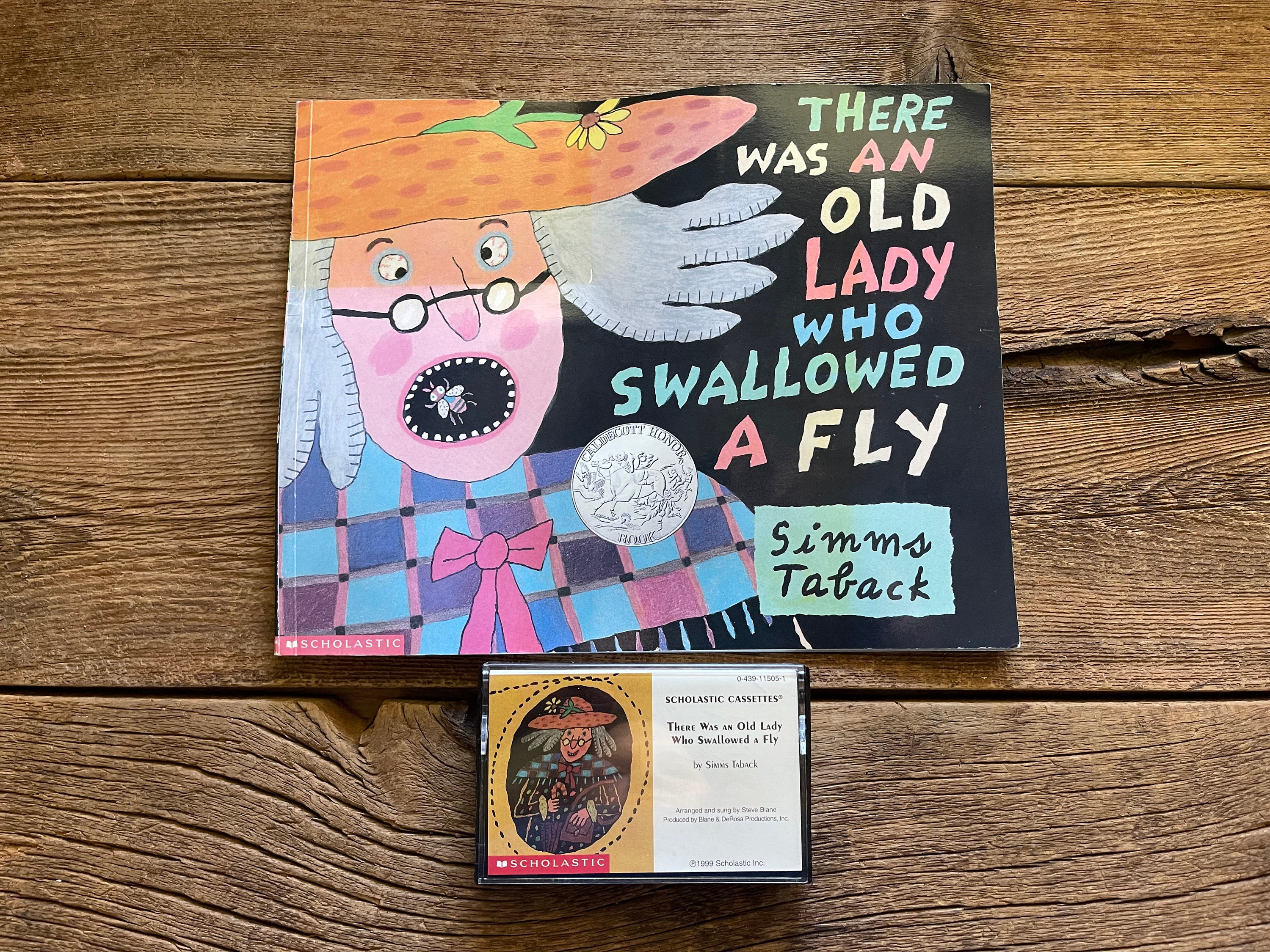 There Was an Old Lady Who Swallowed A Fly // Simms Taback // - Etsy
