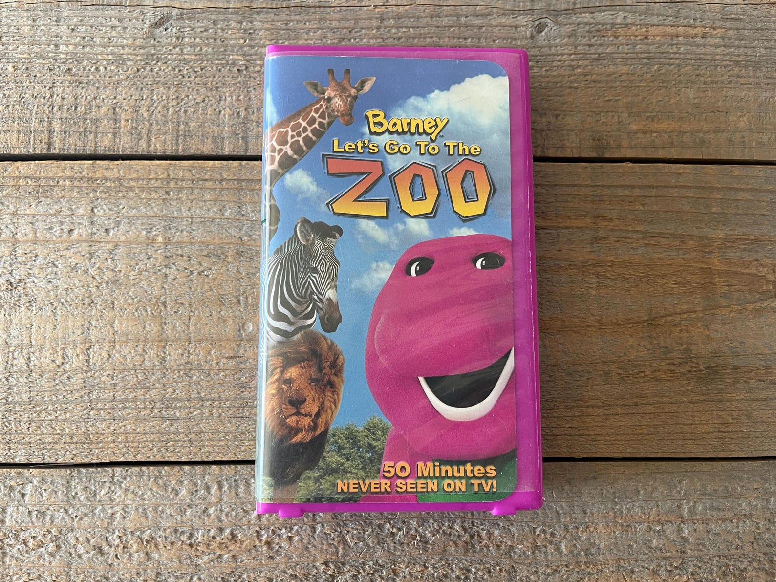 Vintage Barney VHS // Let's Go to the Zoo // 2001 Children's Video - Etsy
