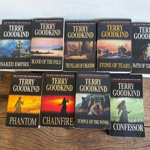 Terry Goodkind Sword of Truth Novels // You Choose // Fantasy Book ...