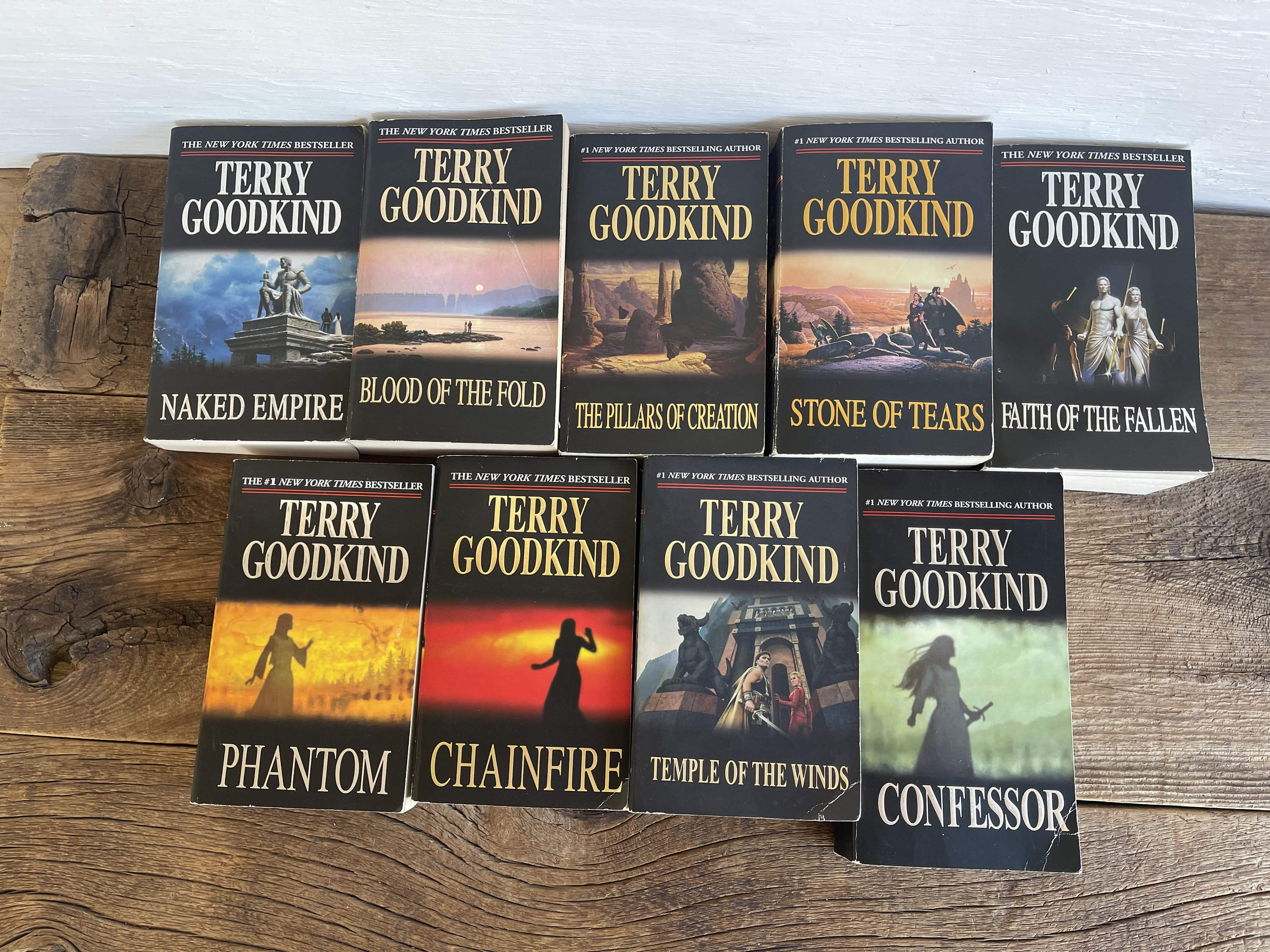 Terry Goodkind Sword of Truth Novels // You Choose // Fantasy Book ...