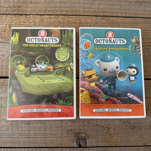 Octonauts Dvds // Sold Individually // Nick Jr Kids Show // Creature ...
