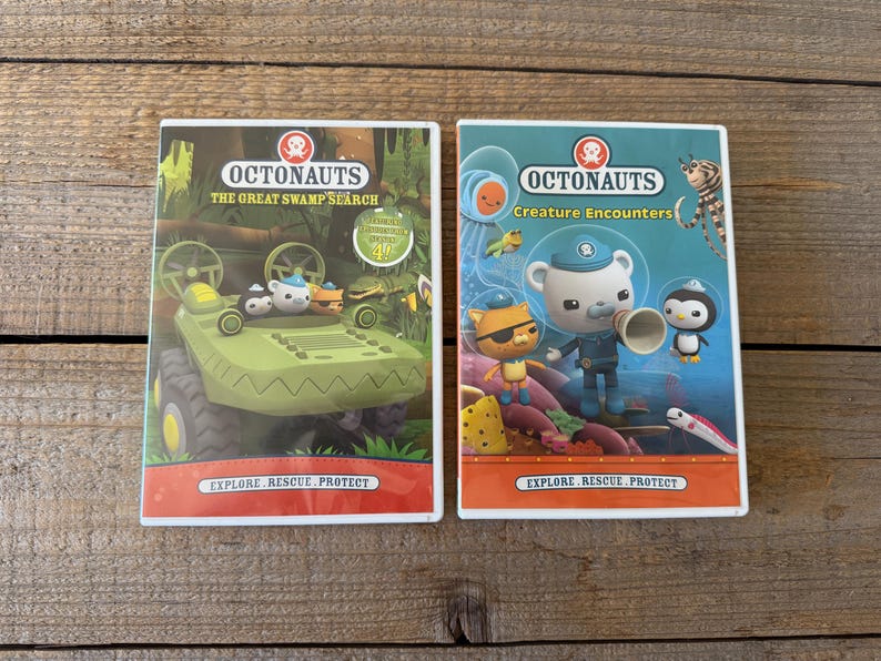 Octonauts Dvds // Sold Individually // Nick Jr Kids Show // Creature ...