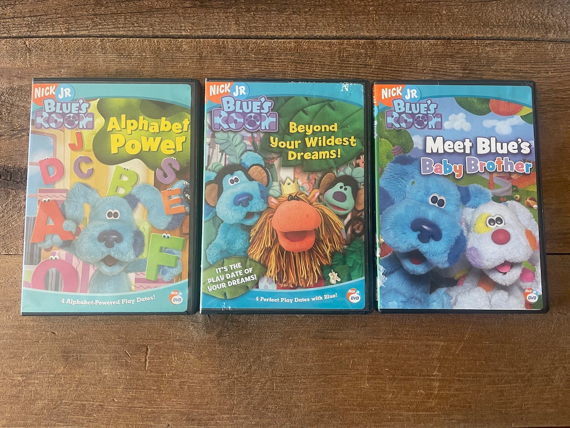 Blue's Clues Dvds // You Choose // Blue's Room // Early 2000's - Etsy