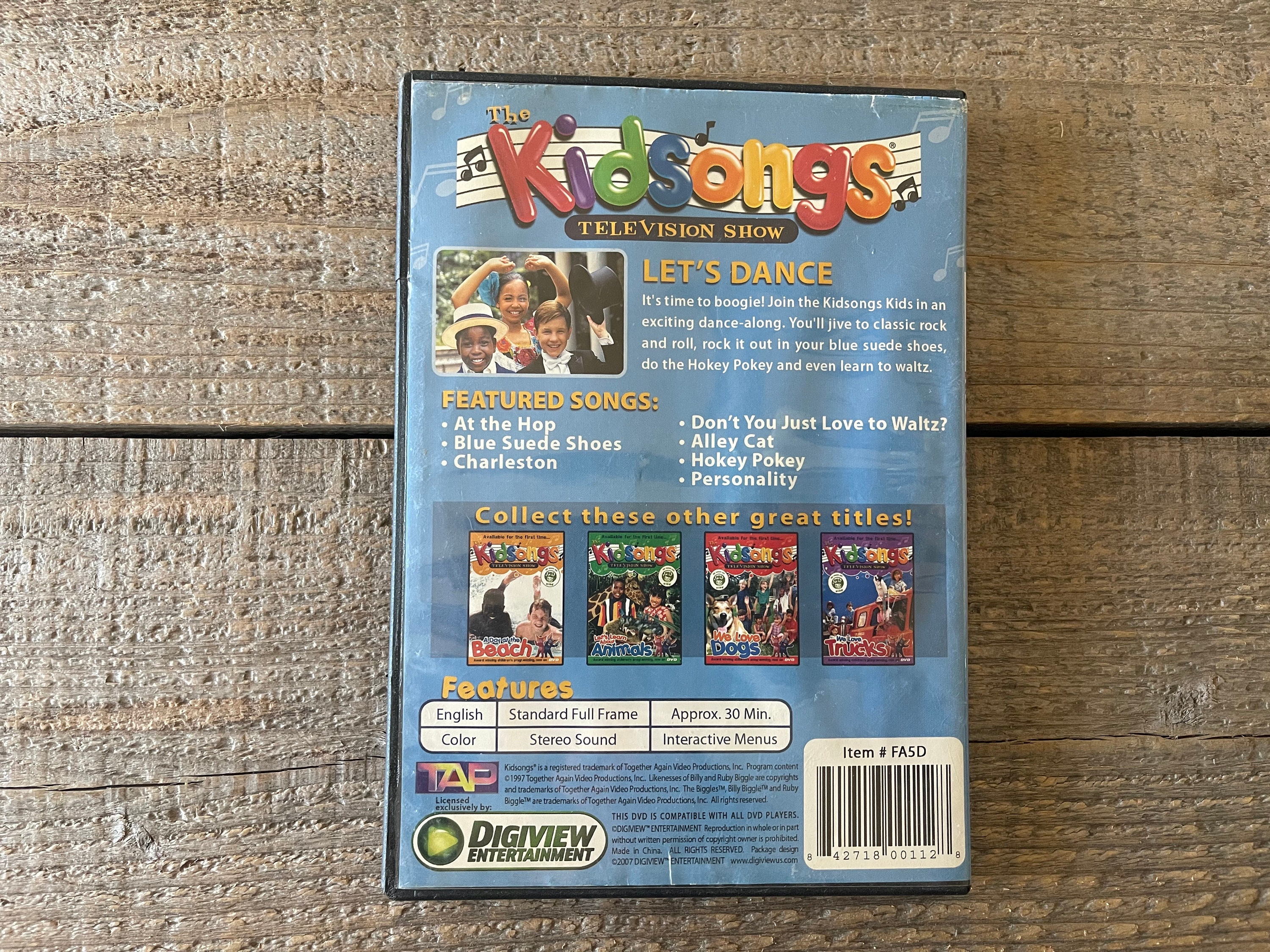 Kidsongs: Let's Dance DVD // as Seen on PBS Kids // 1997 - Etsy