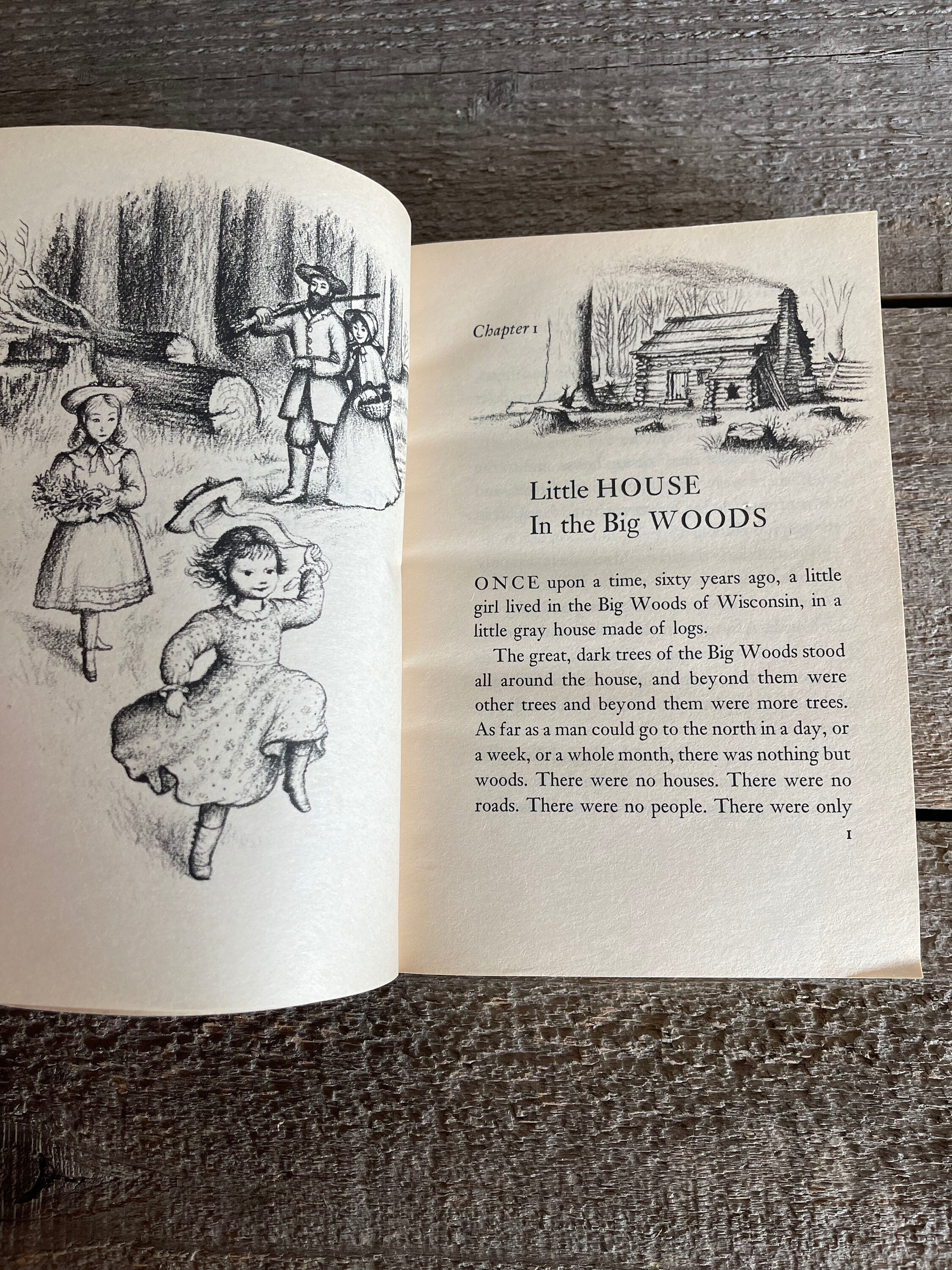 Little House in the Big Woods // Laura Ingalls Wilder // - Etsy