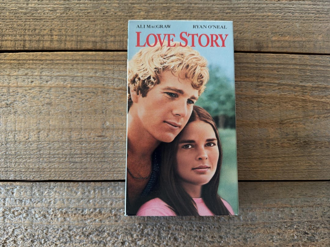 Love Story VHS Movie: 1970s Romance Drama Starring Ali Macgraw - Etsy