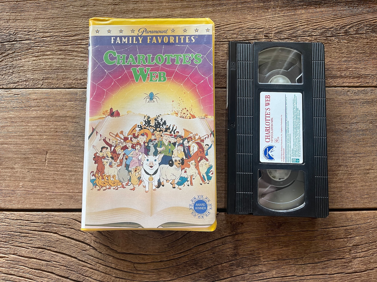 Charlotte's Web VHS Movie 1996 // Vintage VHS - Etsy