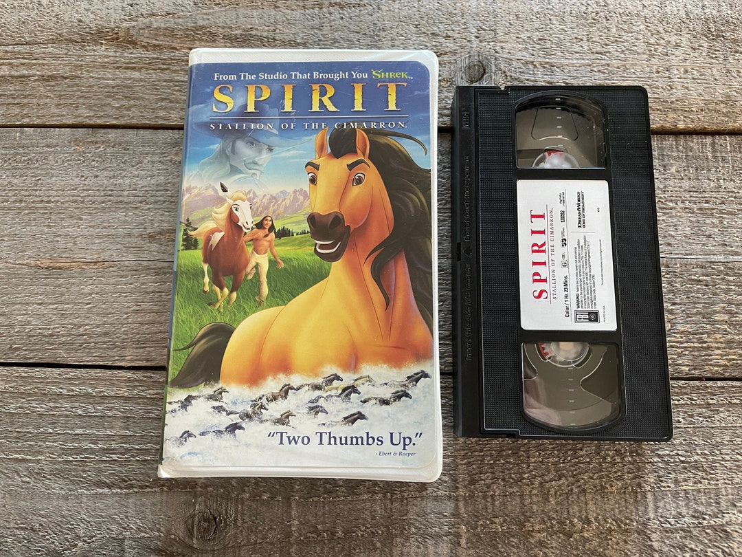 Spirit: Stallion of the Cimarron VHS Movie // 2002 Dreamworks - Etsy