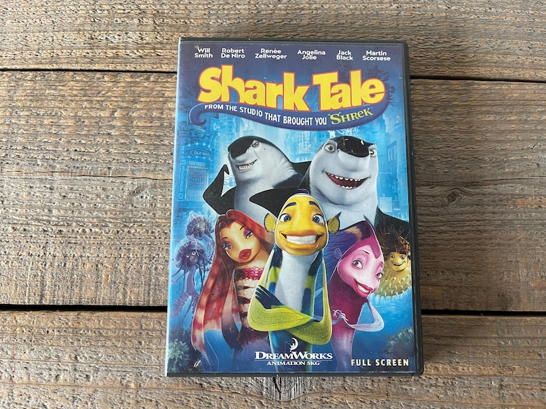 Shark Tale DVD: Dreamworks Animation, Will Smith, Jack Black - Etsy