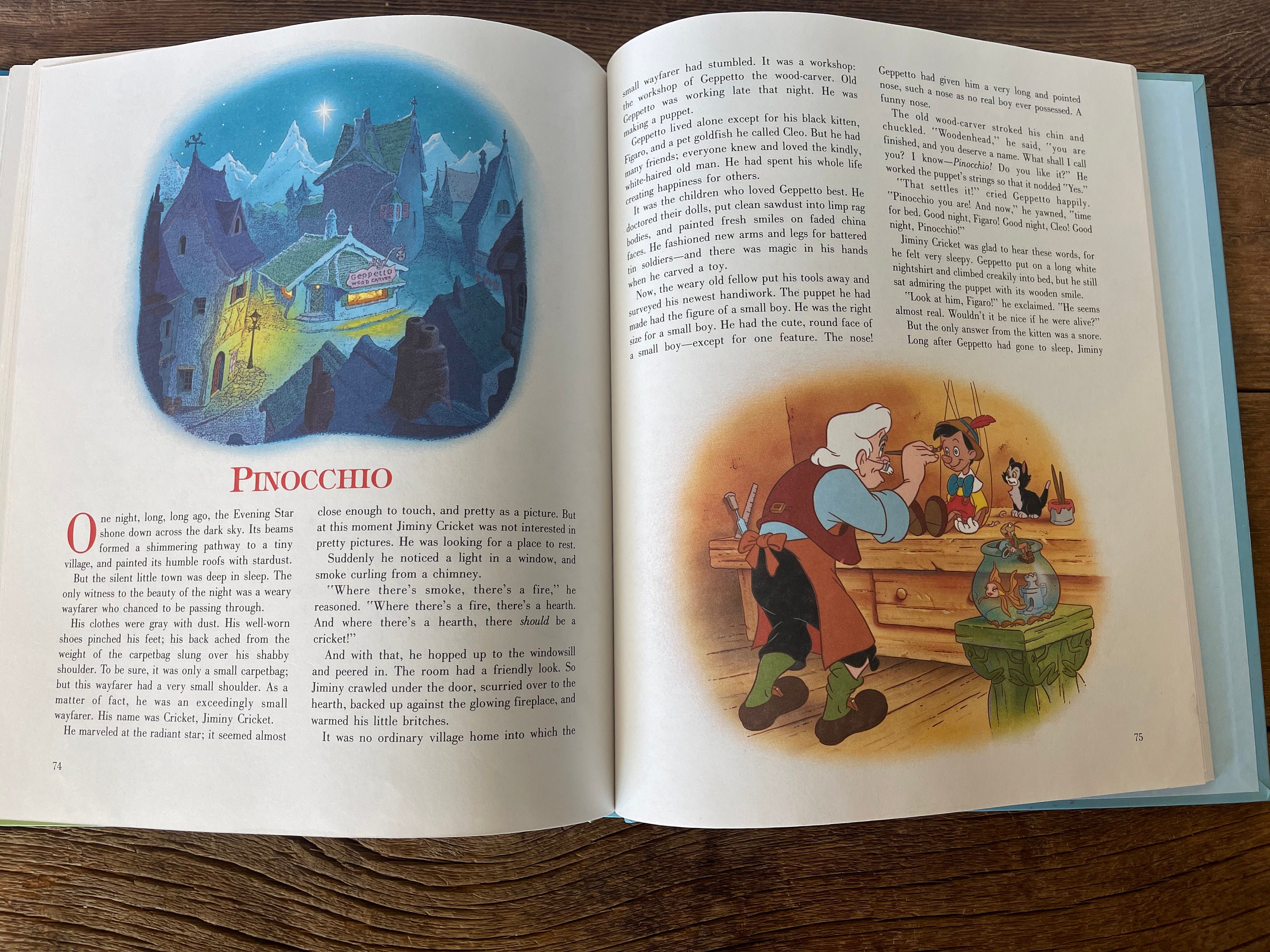 Walt Disney's Classic Movie Treasury // A Golden Book // - Etsy