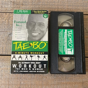 Tae Bo 8- Minute Workout VHS // Billy Blanks // 1990's Workout Video - Etsy