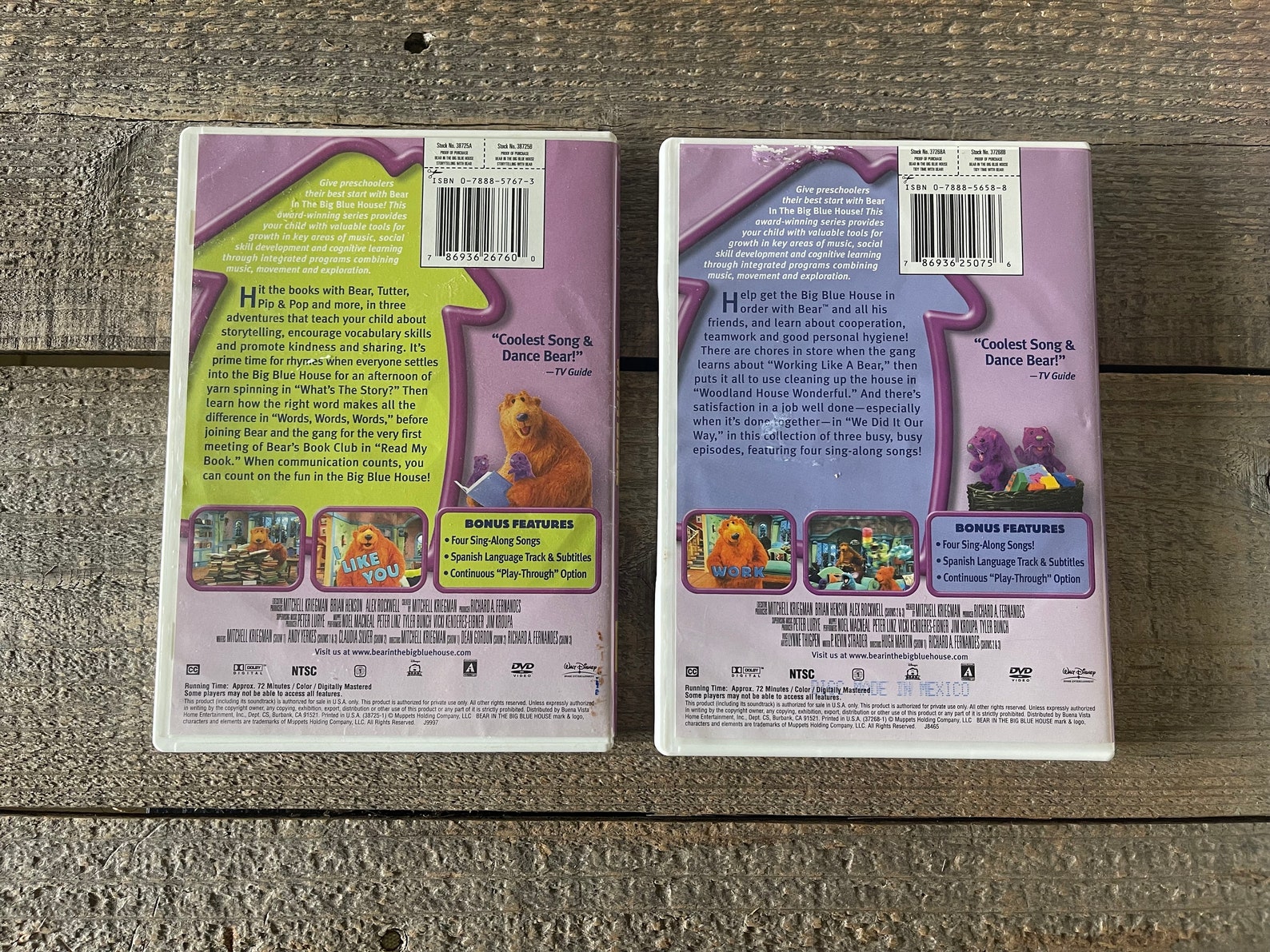 Bear in the Big Blue House Dvds // You Choose // Storytelling With Bear ...