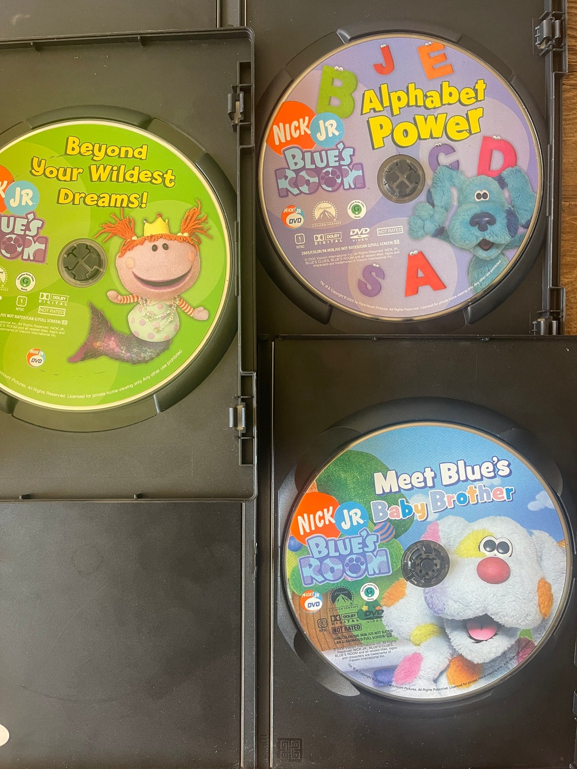 Blue's Clues Dvds // You Choose // Blue's Room // Early 2000's - Etsy