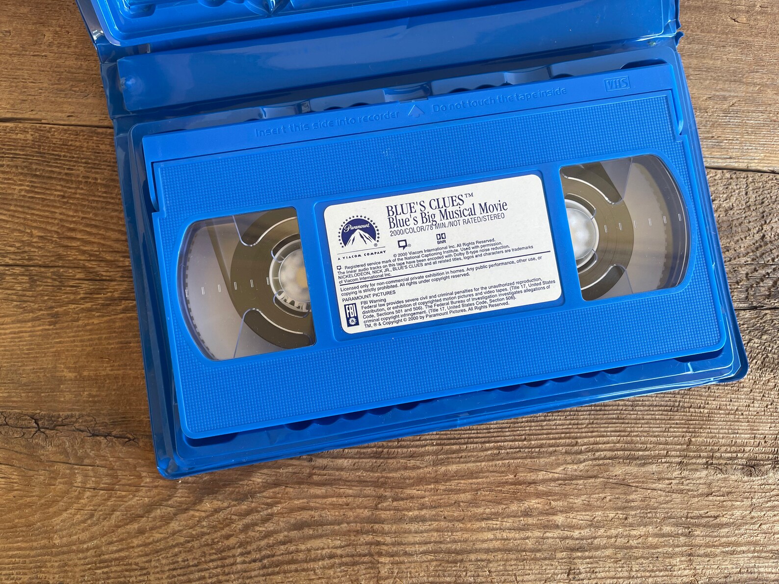 Blues Clues // Blue's Big Musical Movie // Vintage VHS 2000 - Etsy