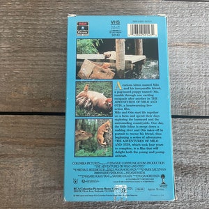 The Adventures of Milo and Otis // VHS Movie // 1989 - Etsy