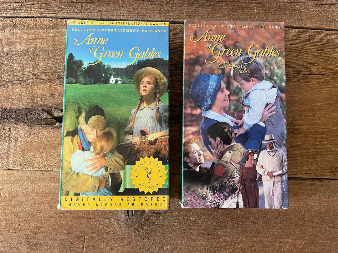 Anne of Green Gables & Anne of Avonlea VHS Movie Sets // Sullivan Entertainment - Etsy