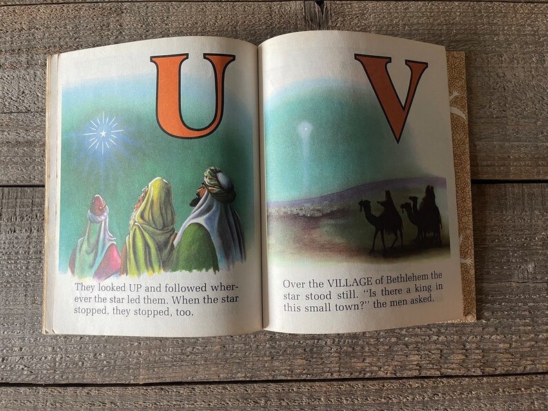 1979 Baby Jesus ABC Story Book // A Happy Day Book // - Etsy