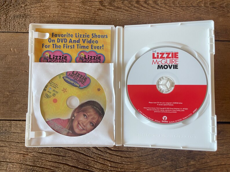 The Lizzie Mcguire Movie DVD // Hilary Duff // Walt Disney - Etsy