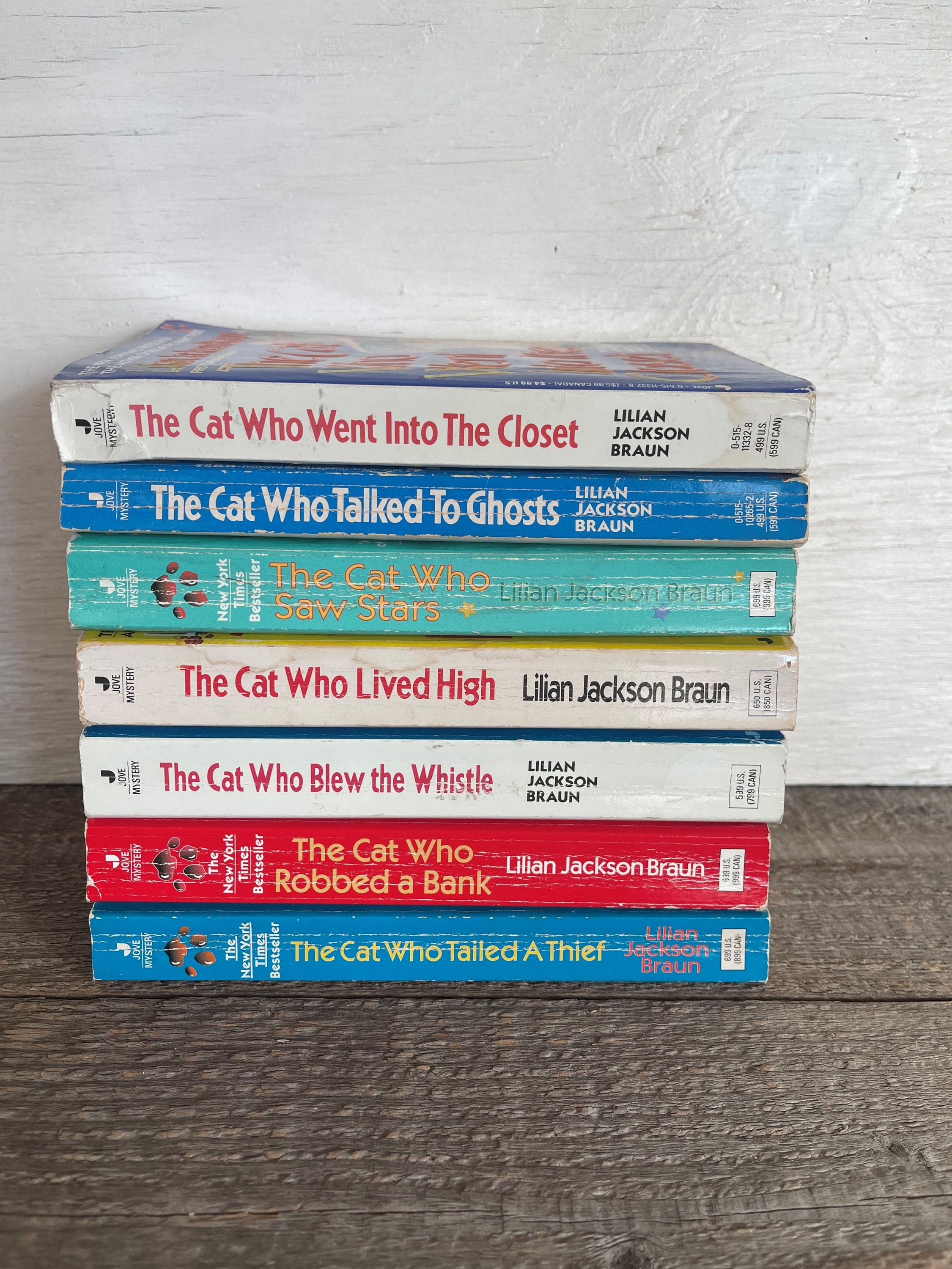The Cat Who....books // Lilian Jackson Braun // You Choose - Etsy