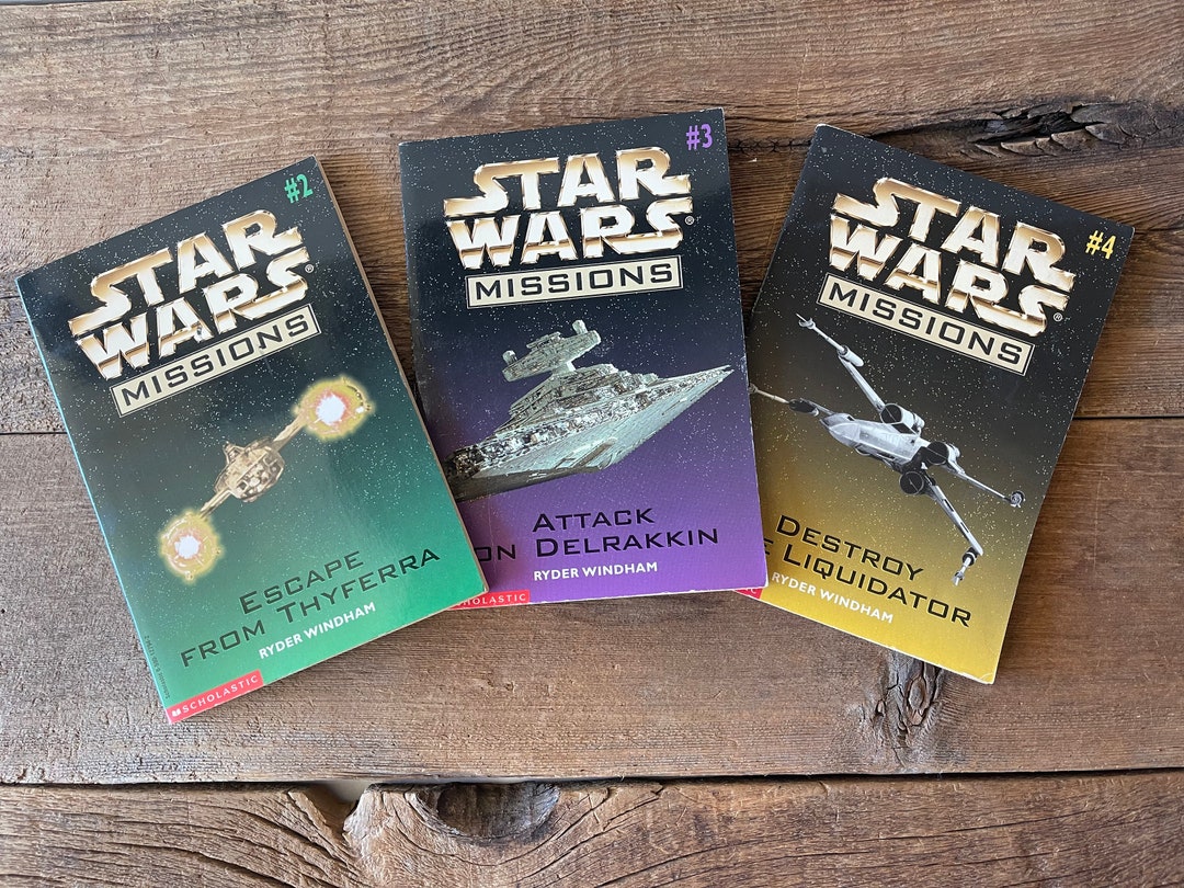 Vintage Star Wars Missions Books // You Choose // Ryder Windham // 1997 ...