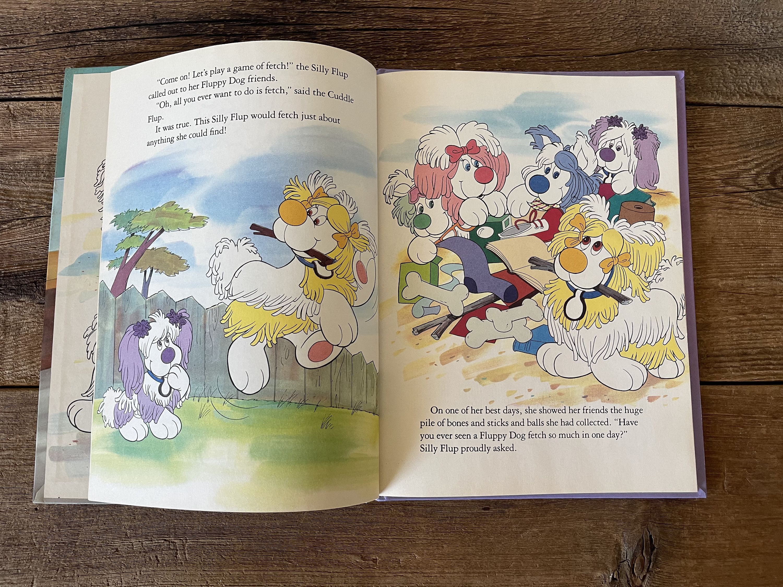 Disney's Fluppy Dogs Book // Fluppy Dogs to the Rescue // 1986 Golden ...