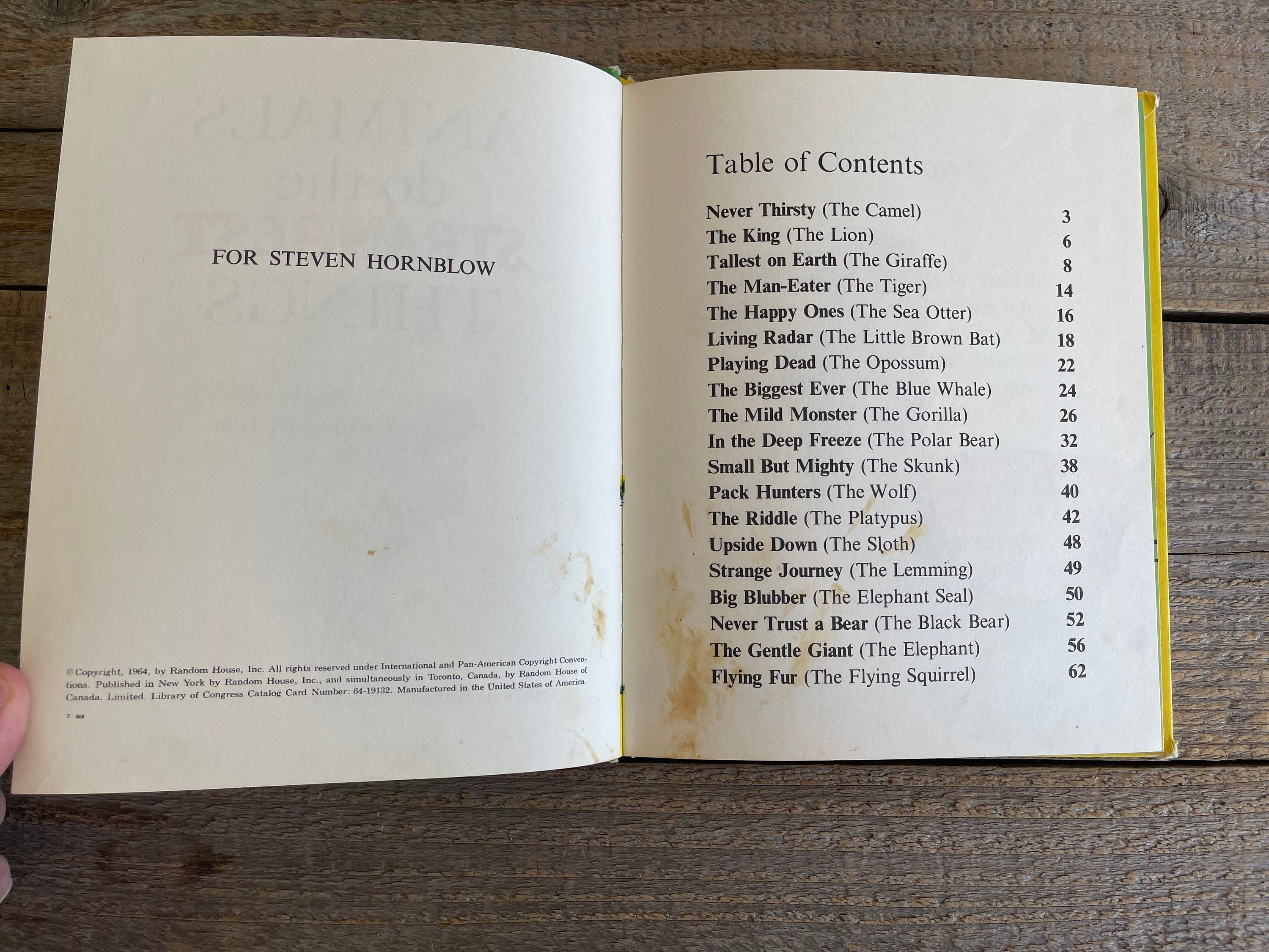 Vintage 'do the Strangest Things' Step-up Book: 1960s Random House - Etsy