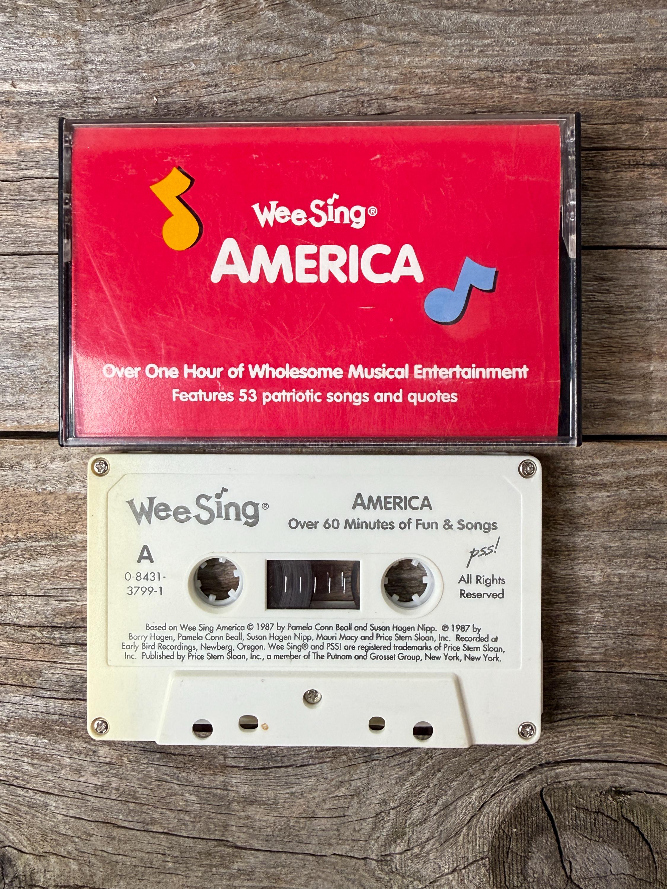 Wee Sing America Book & Cassette Tape Set 1987 - Etsy