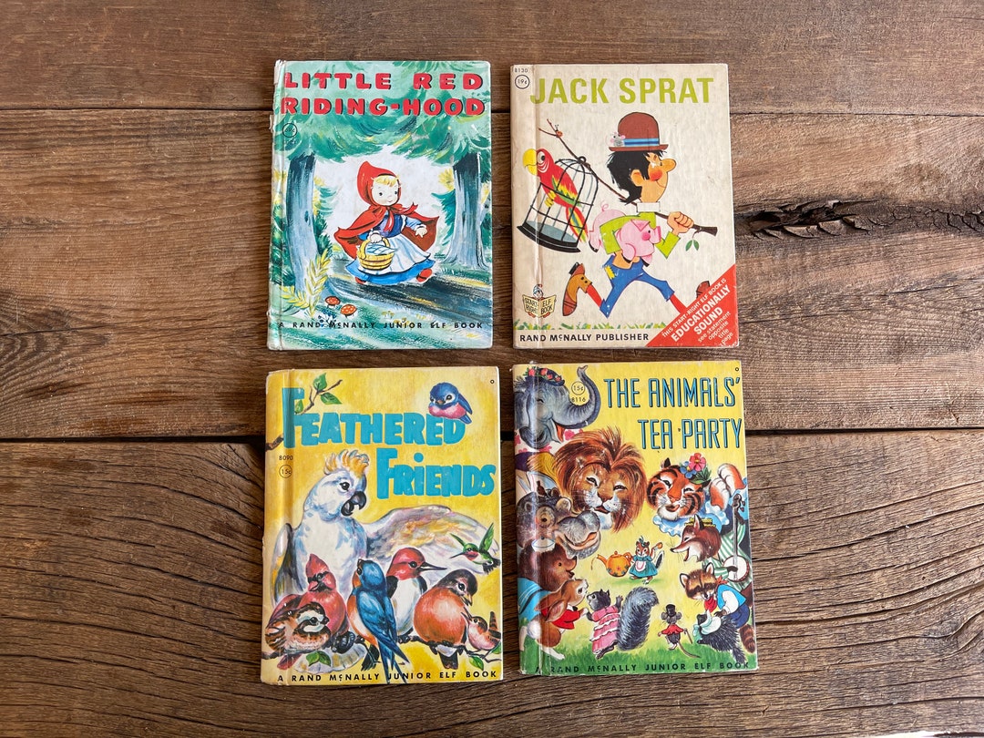 Vintage Junior Elf Books // You Choose // Feathered Friends, Jack Sprat ...